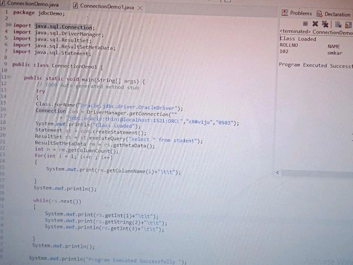 Vijay Kharat on LinkedIn: java program to retrive data from database ... Vijay Kharat on LinkedIn: java program to retrive data from database ...