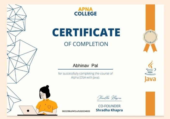 ABHINAV PAL on LinkedIn: #java #coding #dsa #oop ABHINAV PAL on LinkedIn: #java #coding #dsa #oop