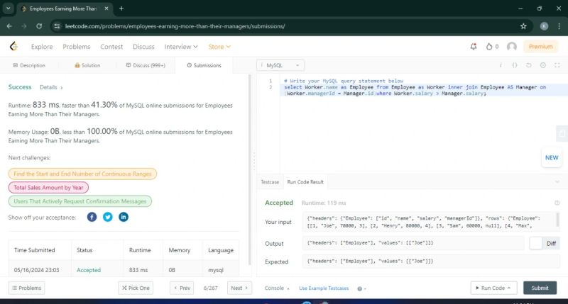 Keerthana V on LinkedIn: ---LeetCode Challenge--- Day 19/30 181 ... Keerthana V on LinkedIn: ---LeetCode Challenge--- Day 19/30 181 ...