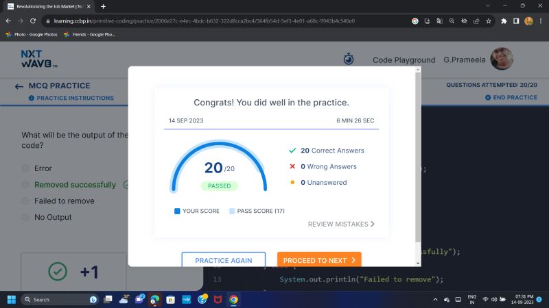 GUDURU PRAMEELA on LinkedIn: #ccbp #rahulattulurisir #coding # ... GUDURU PRAMEELA on LinkedIn: #ccbp #rahulattulurisir #coding # ...