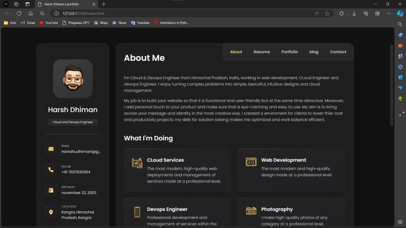 Harsh Dhiman on LinkedIn: #html #css #js #portfolio #webdevelopment # ... Harsh Dhiman on LinkedIn: #html #css #js #portfolio #webdevelopment # ...