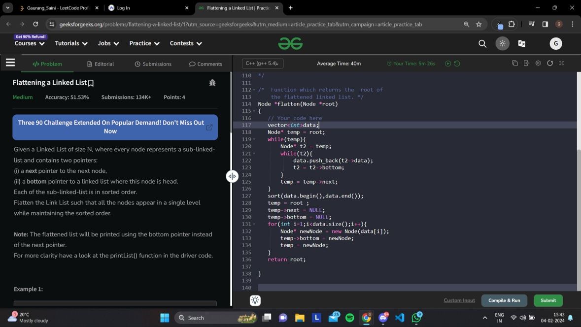 Gaurang Saini on LinkedIn: #dsa #coding #placementpreparation # ... Gaurang Saini on LinkedIn: #dsa #coding #placementpreparation # ...