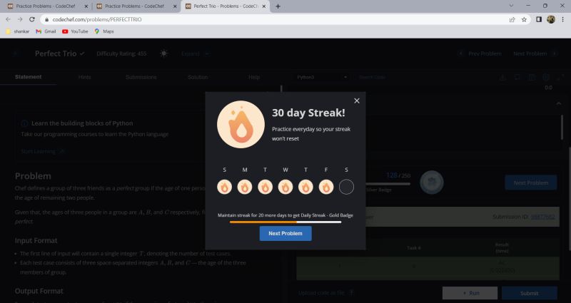 Tanmay Sawankar on LinkedIn: #codechef #coding #share #success Tanmay Sawankar on LinkedIn: #codechef #coding #share #success