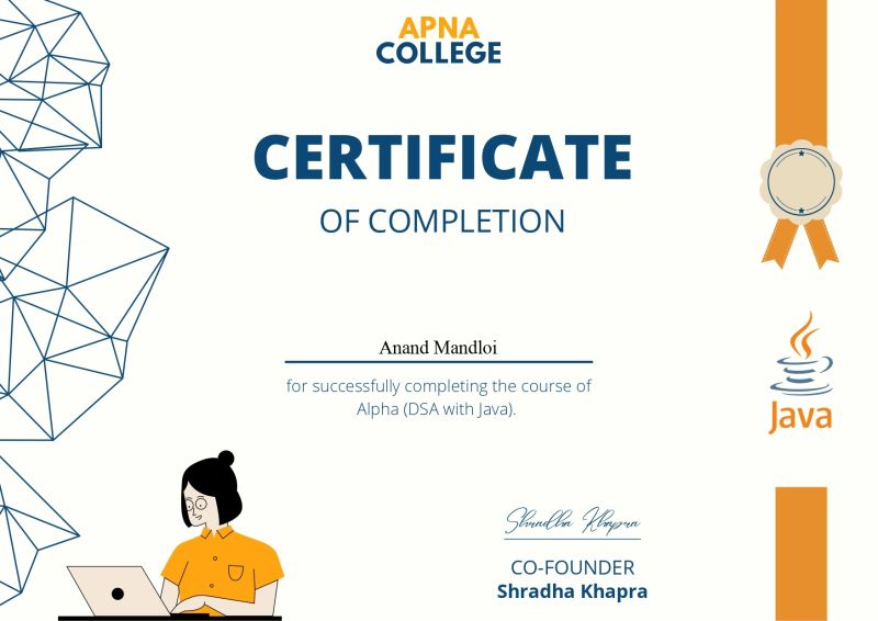 Anand Mandloi on LinkedIn: #java #dsa #programming #alpha # ... Anand Mandloi on LinkedIn: #java #dsa #programming #alpha # ...