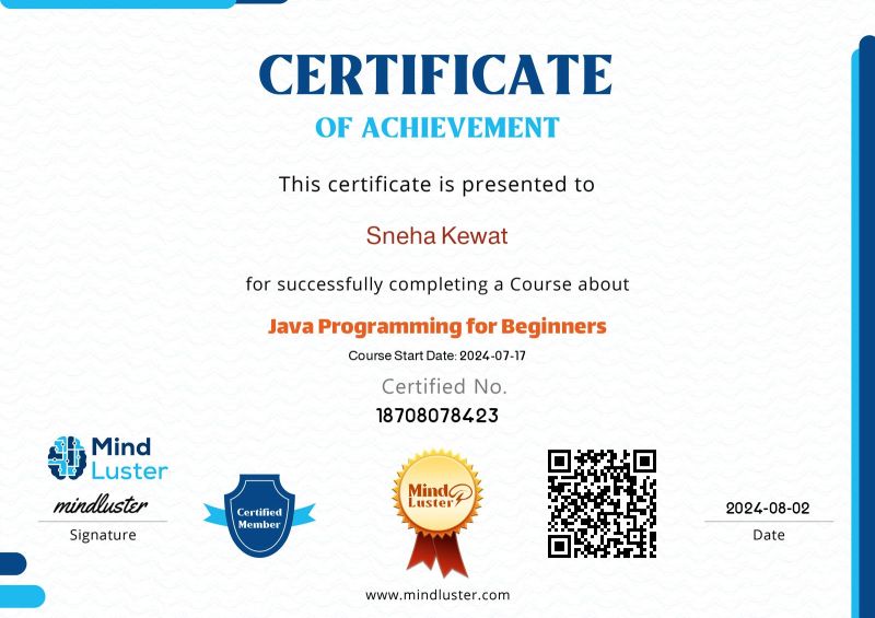 Sneha Kewat on LinkedIn: #java #programming #continuouslearning Sneha Kewat on LinkedIn: #java #programming #continuouslearning