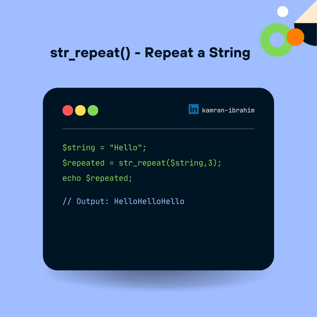 Kamran Ibrahim on LinkedIn: #programming #php #learning #tips #coding # ... Kamran Ibrahim on LinkedIn: #programming #php #learning #tips #coding # ...