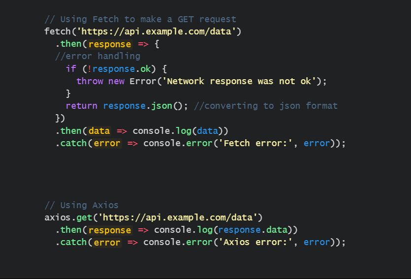 Suraj Singh on LinkedIn: #javascript #axios #fetch #webdev #react # ... Suraj Singh on LinkedIn: #javascript #axios #fetch #webdev #react # ...