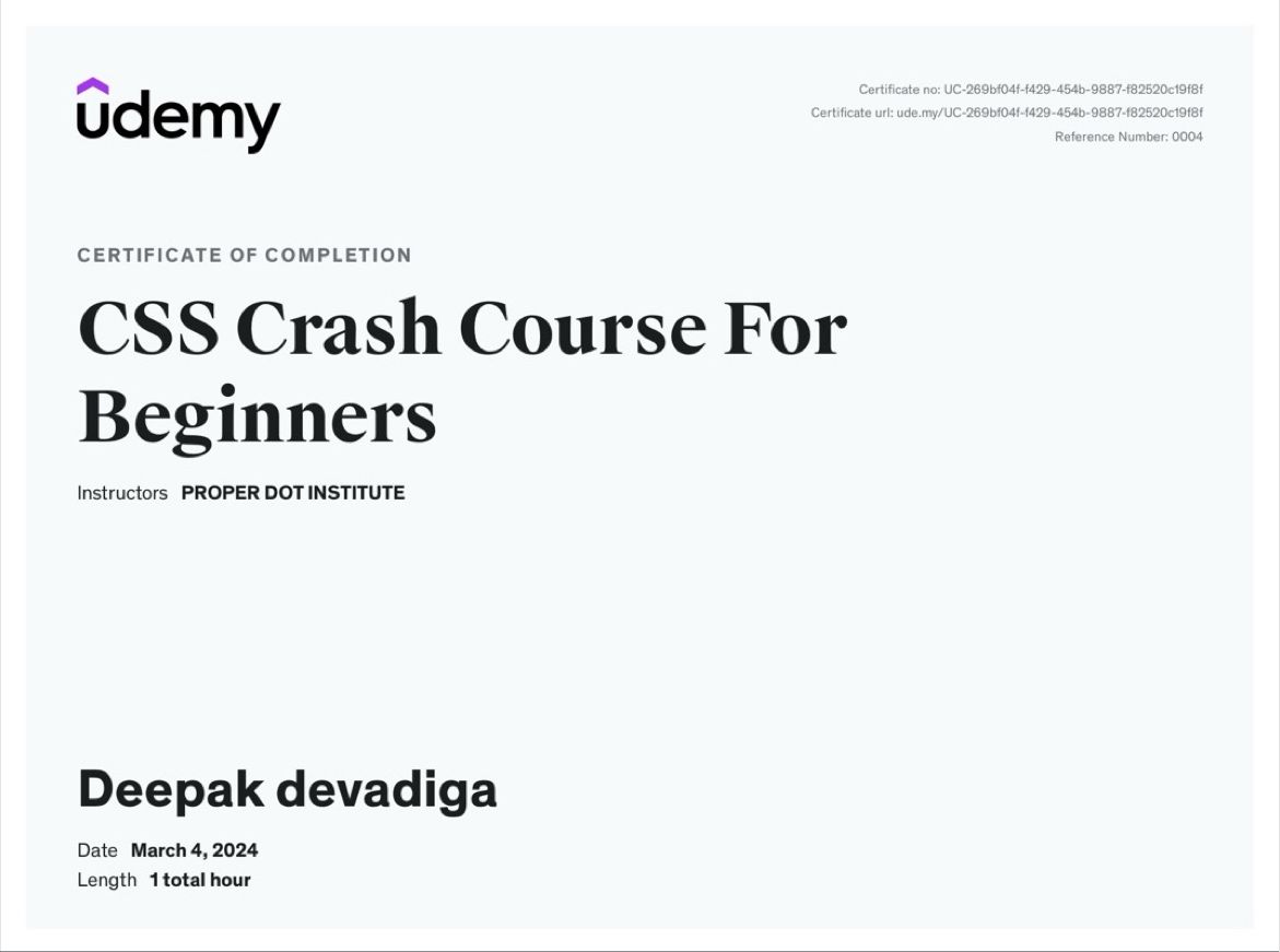 Deepak Devadiga on LinkedIn: #css #webdevelopment #learningjourney Deepak Devadiga on LinkedIn: #css #webdevelopment #learningjourney