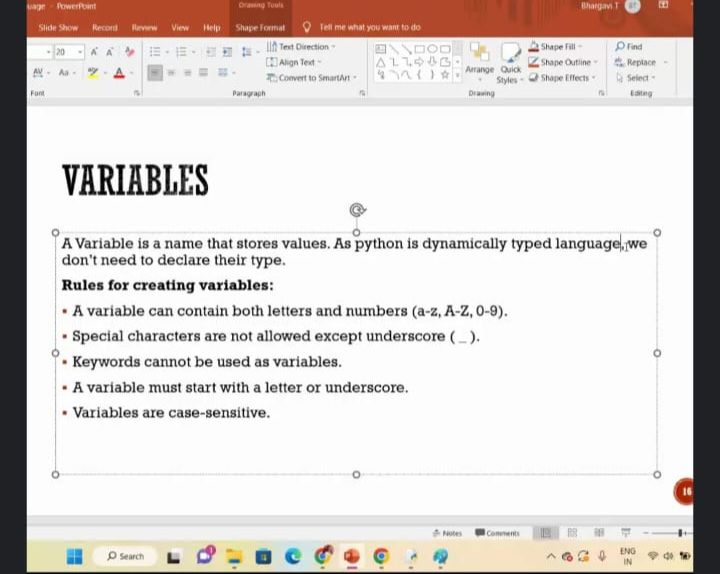 Gandham Durga prasanna on LinkedIn: variables of python?keywords? Gandham Durga prasanna on LinkedIn: variables of python?keywords?