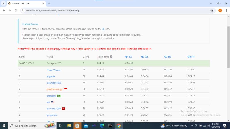 M.Mohamed Yasar on LinkedIn: Attended LeetCode Weekly Contest, able to ... M.Mohamed Yasar on LinkedIn: Attended LeetCode Weekly Contest, able to ...