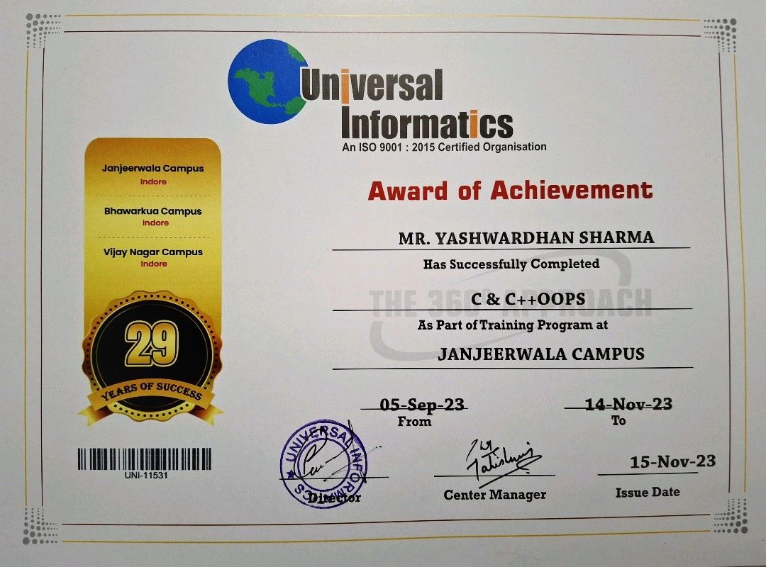 Yashwardhan Sharma on LinkedIn: #cpp #coding #levelup # ... Yashwardhan Sharma on LinkedIn: #cpp #coding #levelup # ...