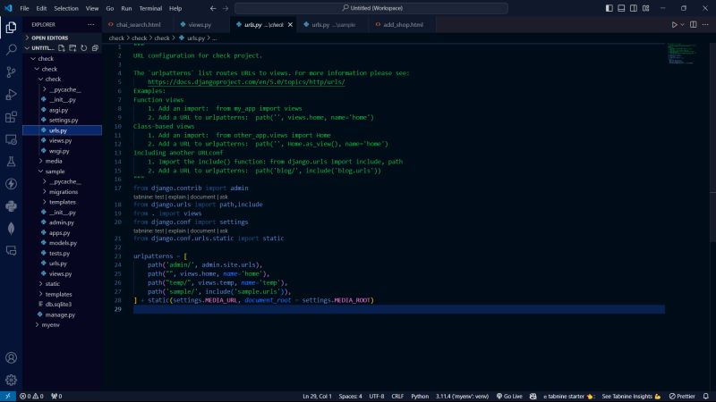 Bhaumik Jangid on LinkedIn: #django #python #webdevelopment #techlearning Bhaumik Jangid on LinkedIn: #django #python #webdevelopment #techlearning