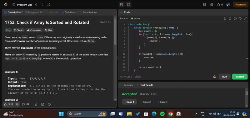 Kunal Chandra on LinkedIn: #30daysofcodingchallenge #leetcode Kunal Chandra on LinkedIn: #30daysofcodingchallenge #leetcode