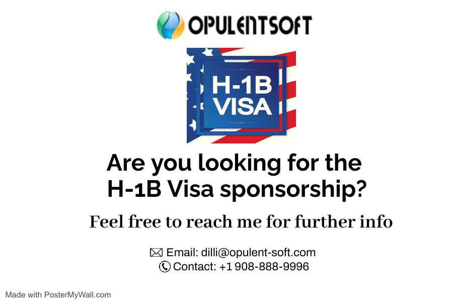 Dilli Sairam on LinkedIn: ||HURRY UP|| Looking for H-1B sponsorship ... Dilli Sairam on LinkedIn: ||HURRY UP|| Looking for H-1B sponsorship ...