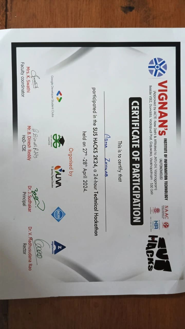 ASMA ZAYNAB on LinkedIn: #hackathon #teamwork #innovation #learning # ... ASMA ZAYNAB on LinkedIn: #hackathon #teamwork #innovation #learning # ...