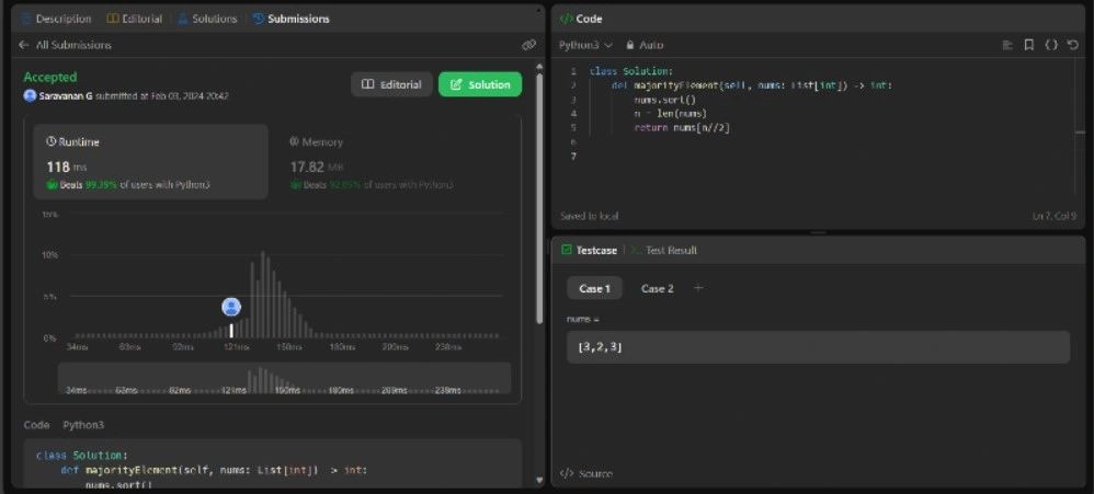 Saravanan G on LinkedIn: #100daysofcode #leetcode #python #algorithm # ... Saravanan G on LinkedIn: #100daysofcode #leetcode #python #algorithm # ...
