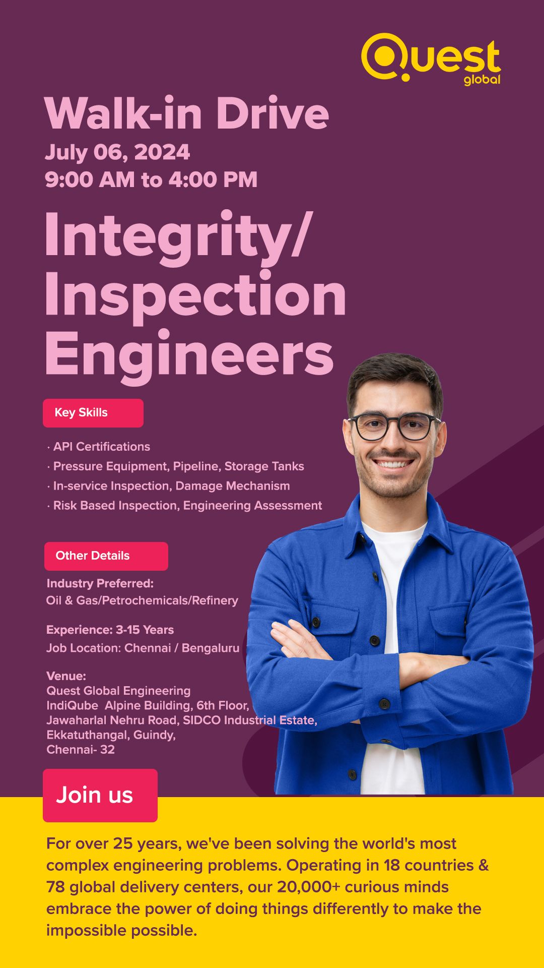 Ebenezer Ravindran on LinkedIn: #walkin #oilandgas #inserviceinspection ... Ebenezer Ravindran on LinkedIn: #walkin #oilandgas #inserviceinspection ...