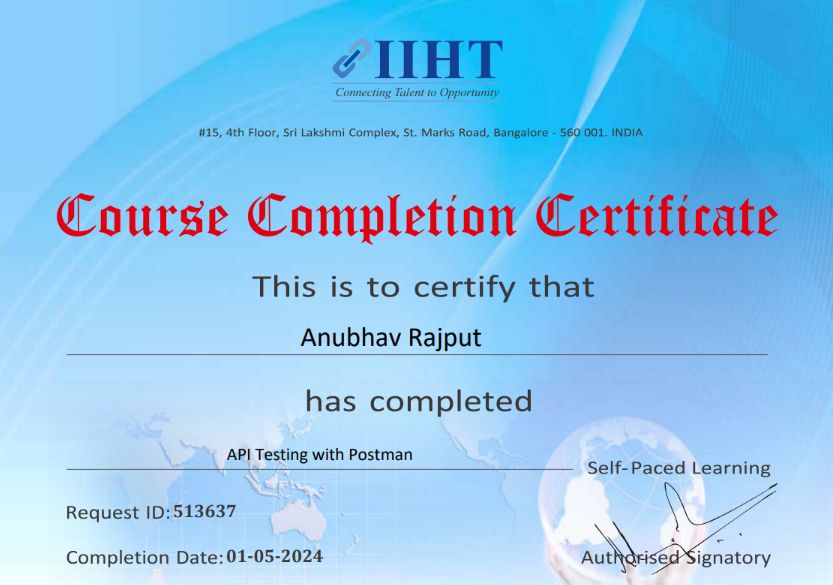 ANUBHAV RAJPUT on LinkedIn: #apitesting #postman #continuouslearning # ... ANUBHAV RAJPUT on LinkedIn: #apitesting #postman #continuouslearning # ...