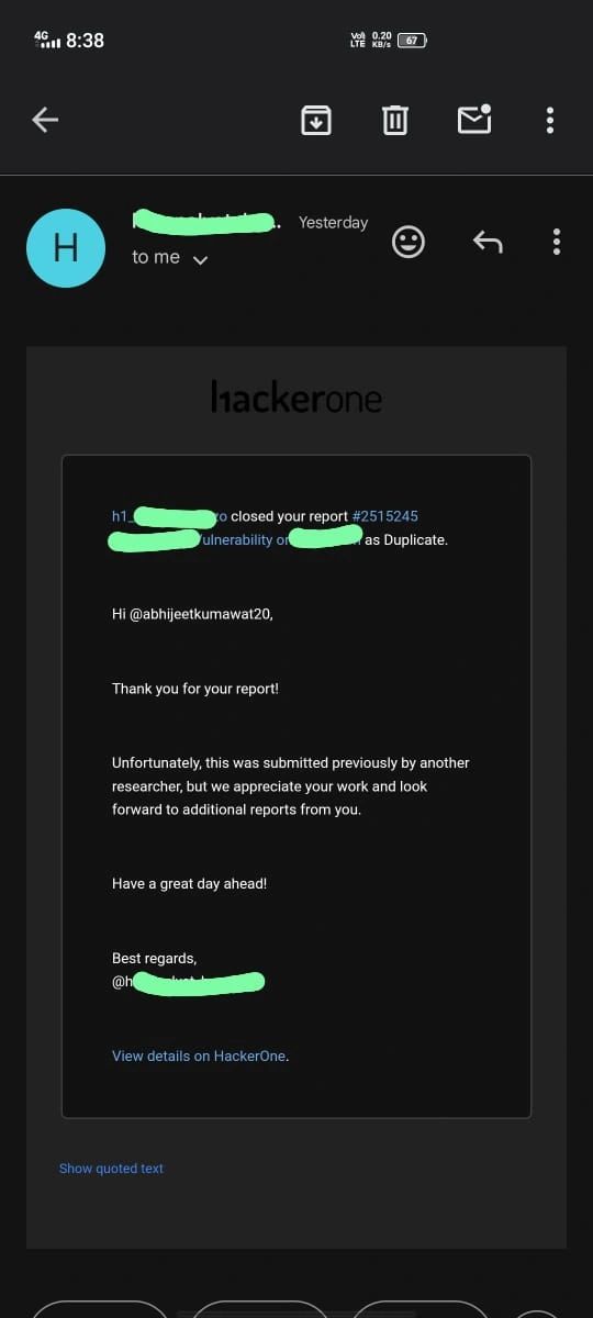 Abhijeet Kumawat on LinkedIn: #cybersecurity #bugbounty #ethicalhacking ... Abhijeet Kumawat on LinkedIn: #cybersecurity #bugbounty #ethicalhacking ...