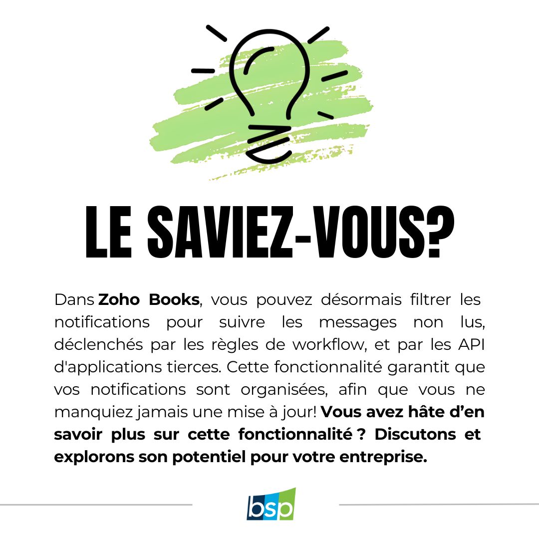 BSP | Zoho Partenaire Premium sur LinkedIn : #zohobooks # ... BSP | Zoho Partenaire Premium sur LinkedIn : #zohobooks # ...