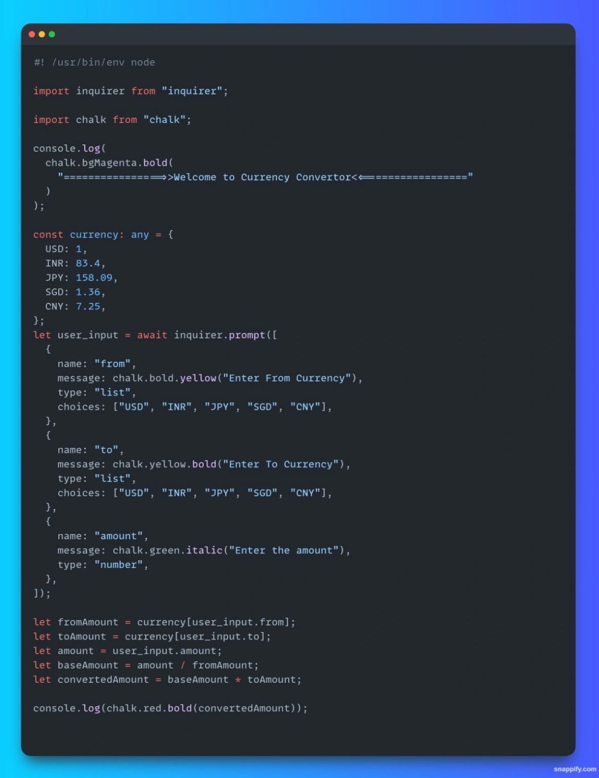 Osama bin Shahid on LinkedIn: #currencyconverter #typescript #nodejs # ... Osama bin Shahid on LinkedIn: #currencyconverter #typescript #nodejs # ...