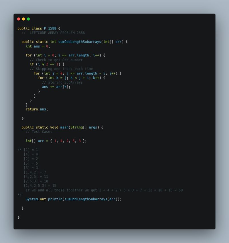 Nofal Hassaan on LinkedIn: #leetcode #problemsolving #java #array # ... Nofal Hassaan on LinkedIn: #leetcode #problemsolving #java #array # ...