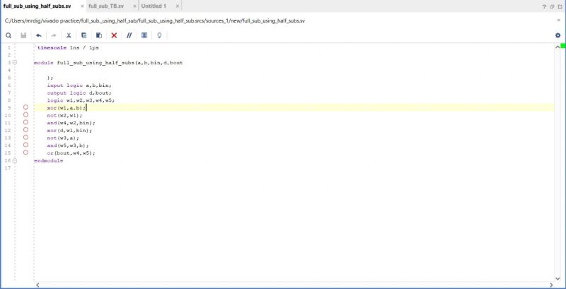 Mohit Rawat on LinkedIn: #100daysofrtl #day14 #full_subtractor_using ... Mohit Rawat on LinkedIn: #100daysofrtl #day14 #full_subtractor_using ...