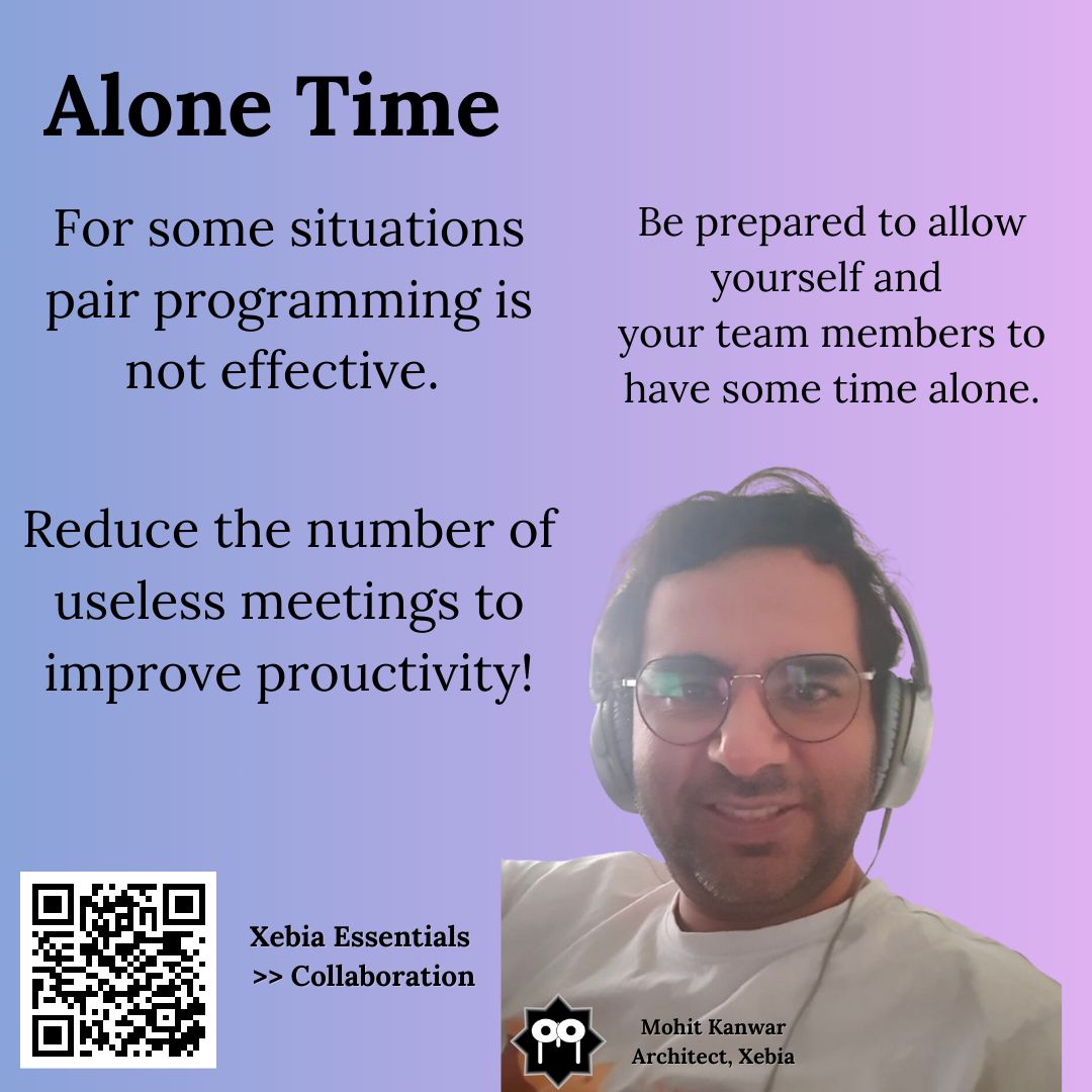 Mohit Kanwar on LinkedIn: #pairprogramming #alonetime #productivity # ... Mohit Kanwar on LinkedIn: #pairprogramming #alonetime #productivity # ...