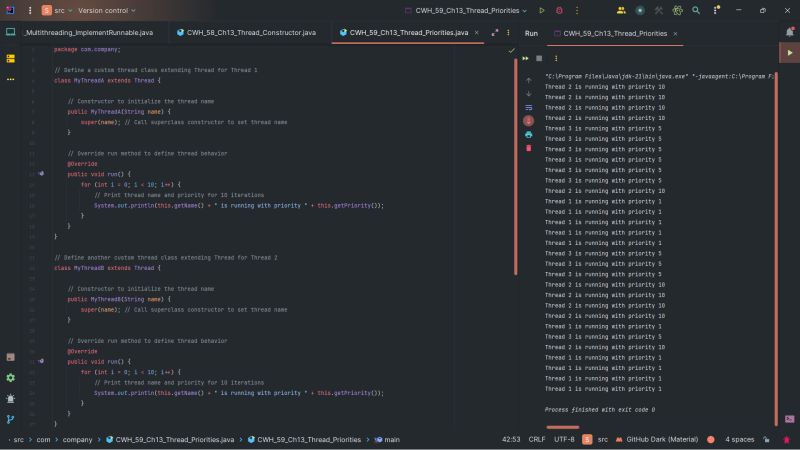 Santhosh VS on LinkedIn: #java #multithreading #threadpriority # ... Santhosh VS on LinkedIn: #java #multithreading #threadpriority # ...
