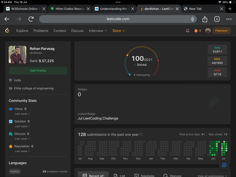 Sk Rohan Parveag on LinkedIn: #leetcode #problemsolving #developerlife ... Sk Rohan Parveag on LinkedIn: #leetcode #problemsolving #developerlife ...