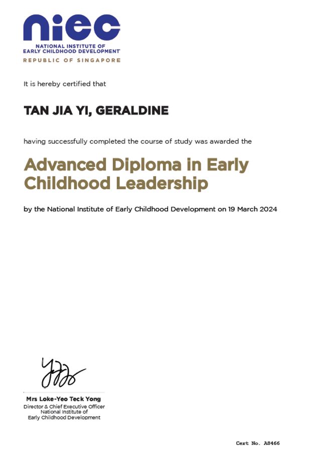Geraldine Tan on LinkedIn: Yes! Finally received my certificate. Very ... Geraldine Tan on LinkedIn: Yes! Finally received my certificate. Very ...