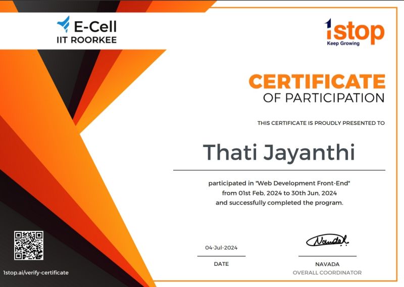 jayanthi thati on LinkedIn: #frontendinternship #webdevelopment #html # ... jayanthi thati on LinkedIn: #frontendinternship #webdevelopment #html # ...
