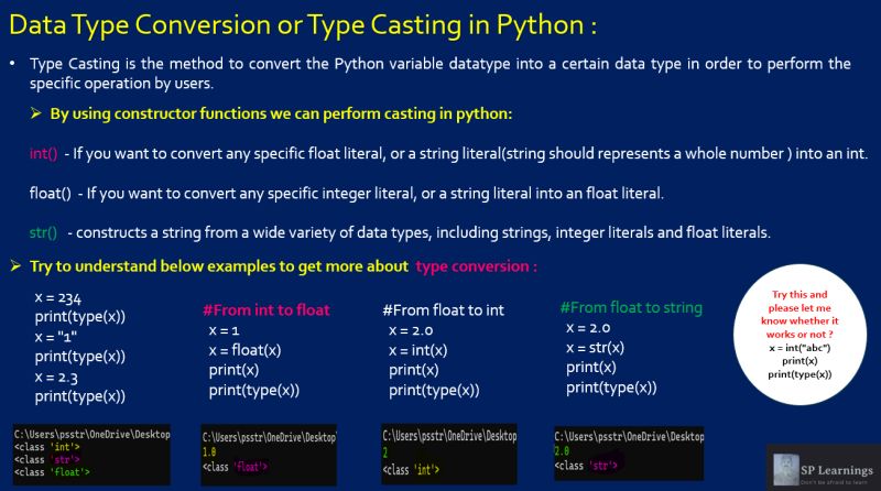 Srinivas Shalivahana's on LinkedIn: #splearnings #python # ... Srinivas Shalivahana's on LinkedIn: #splearnings #python # ...