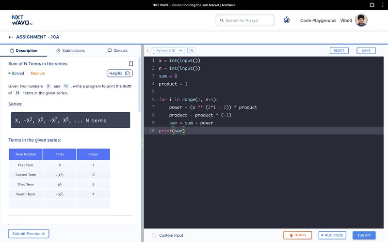 Vinod Badesha on LinkedIn: #day3 #100daysofcode #python #ccbp #nxtwave ... Vinod Badesha on LinkedIn: #day3 #100daysofcode #python #ccbp #nxtwave ...