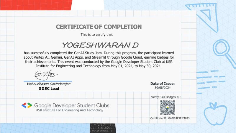 Yogeshwaran D on LinkedIn: #generativeai #ai #machinelearning # ... Yogeshwaran D on LinkedIn: #generativeai #ai #machinelearning # ...