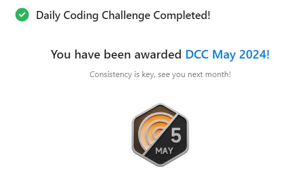 Srijal Prasad on LinkedIn: #leetcode #codingchallenge #monthlybadge # ... Srijal Prasad on LinkedIn: #leetcode #codingchallenge #monthlybadge # ...