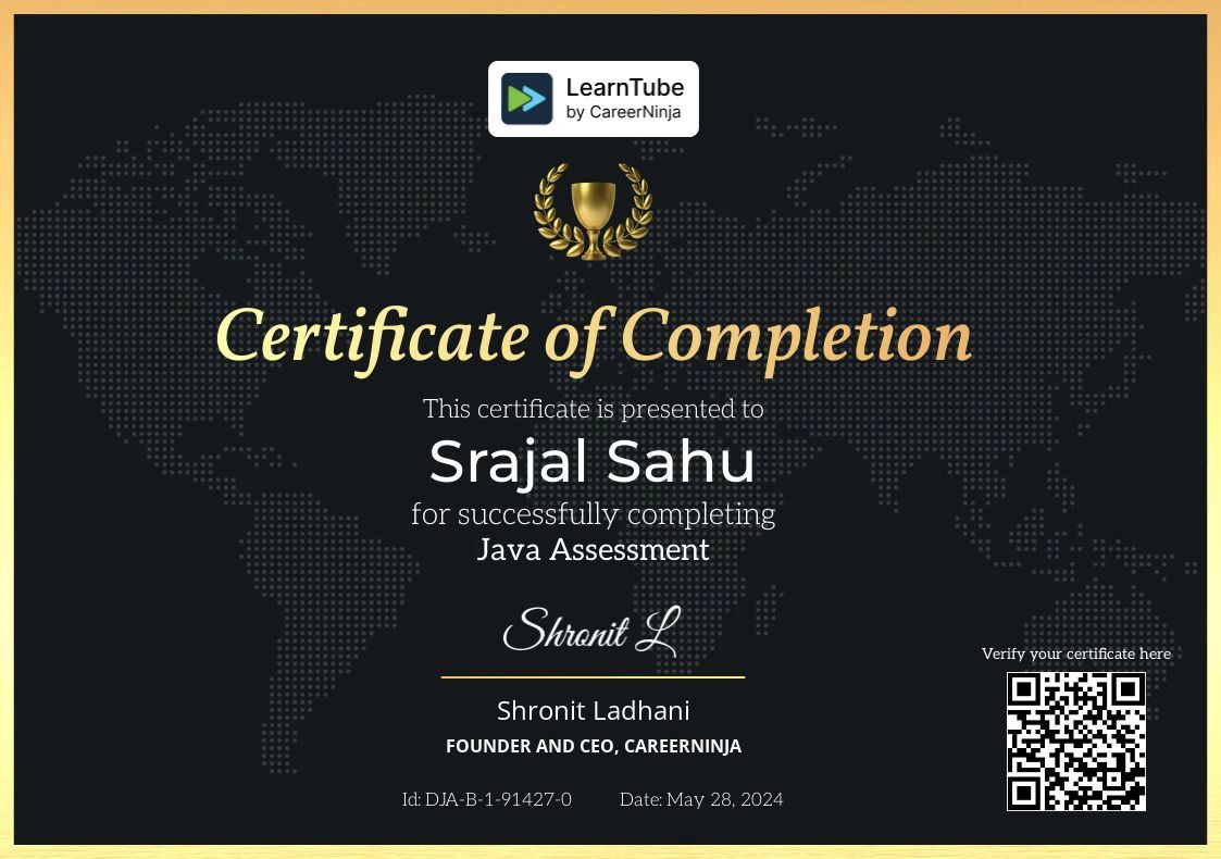 Srajal Sahu on LinkedIn: #java #careerninja #professionaldevelopment # ... Srajal Sahu on LinkedIn: #java #careerninja #professionaldevelopment # ...