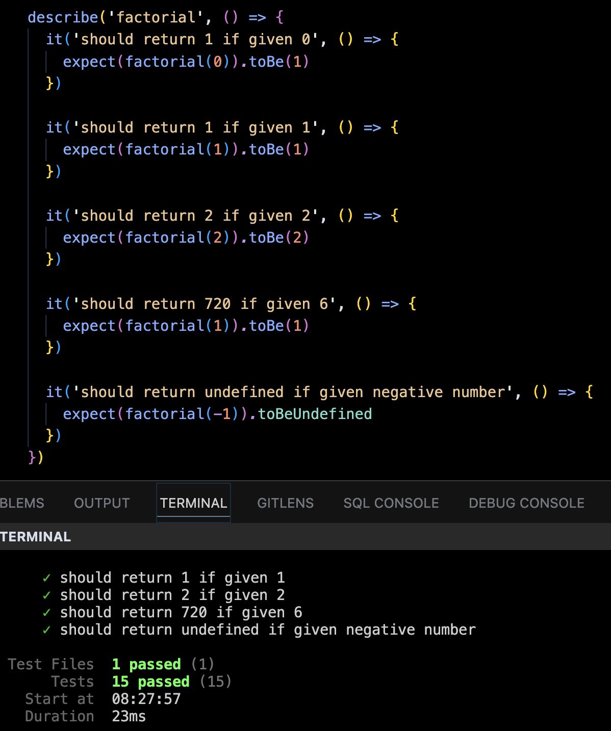 TDD: Exploring edge cases in code | Dina Fine posted on the topic ... TDD: Exploring edge cases in code | Dina Fine posted on the topic ...