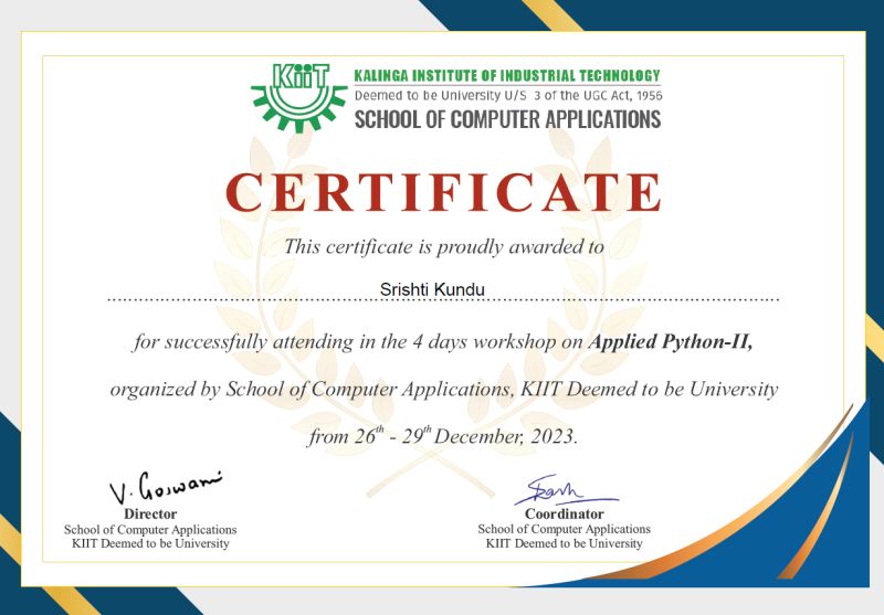 Srishti Kundu on LinkedIn: #professionaldevelopment #pythonprogramming ... Srishti Kundu on LinkedIn: #professionaldevelopment #pythonprogramming ...