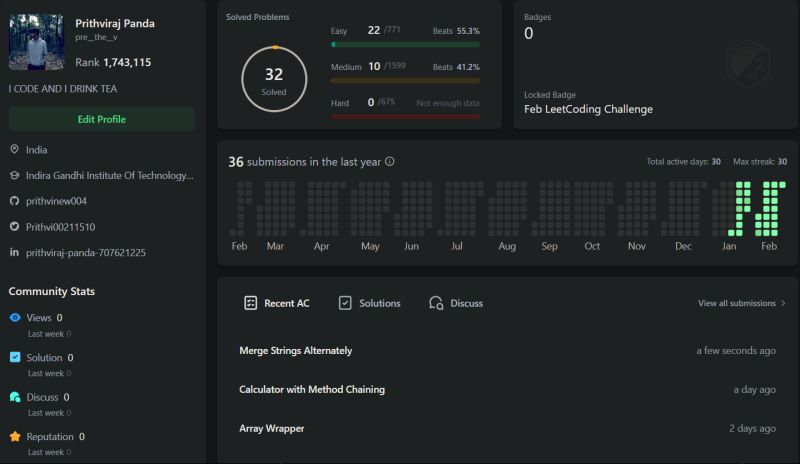 Prithviraj Panda on LinkedIn: #leetcode75 #codenewbie #dsa #cpp # ... Prithviraj Panda on LinkedIn: #leetcode75 #codenewbie #dsa #cpp # ...