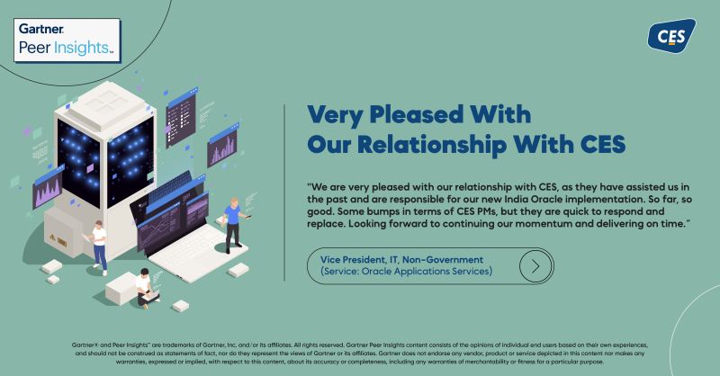 CES on LinkedIn: #successstory #ces #oracle #oraclecloud # ... CES on LinkedIn: #successstory #ces #oracle #oraclecloud # ...