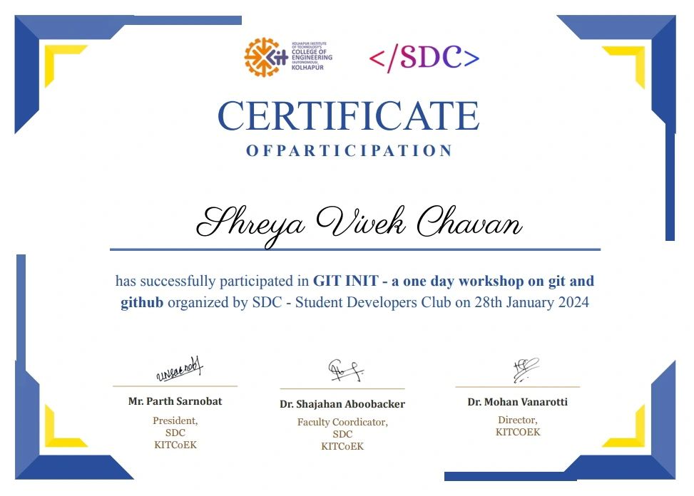 Shreya Chavan on LinkedIn: #git #github #continuouslearning Shreya Chavan on LinkedIn: #git #github #continuouslearning