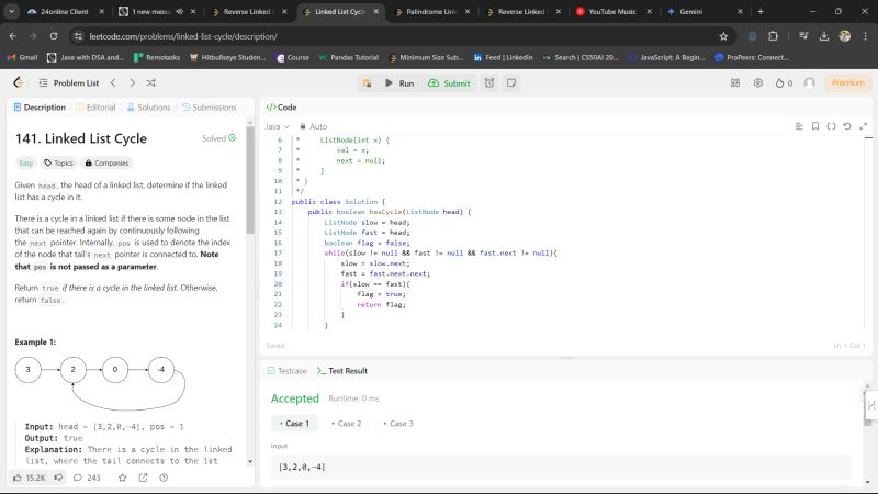 Harsh Raj on LinkedIn: #linkedlist #java #75dsachallenge #leetcode Harsh Raj on LinkedIn: #linkedlist #java #75dsachallenge #leetcode