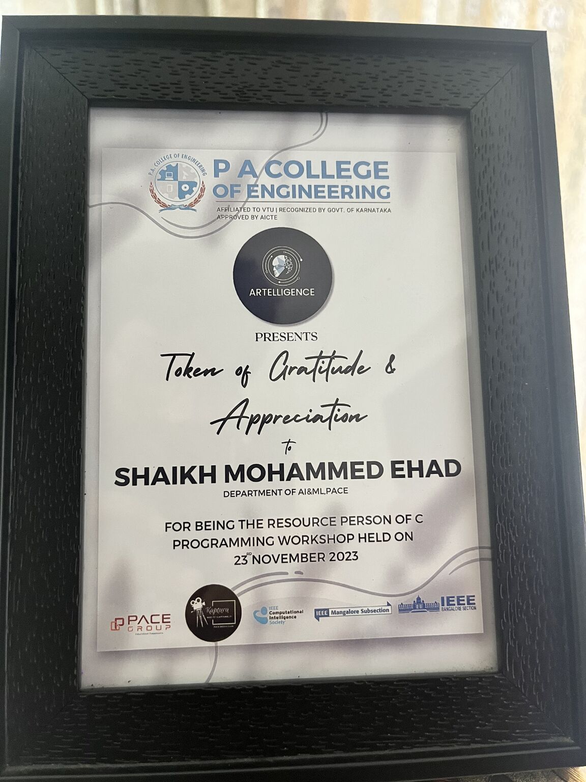 Shaikh Mohammed Ehad on LinkedIn: #cprogramming #workshop # ... Shaikh Mohammed Ehad on LinkedIn: #cprogramming #workshop # ...