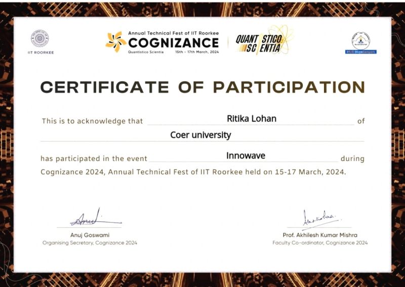 Ritika Lohan on LinkedIn: #achievement #gratitude #cognizance Ritika Lohan on LinkedIn: #achievement #gratitude #cognizance