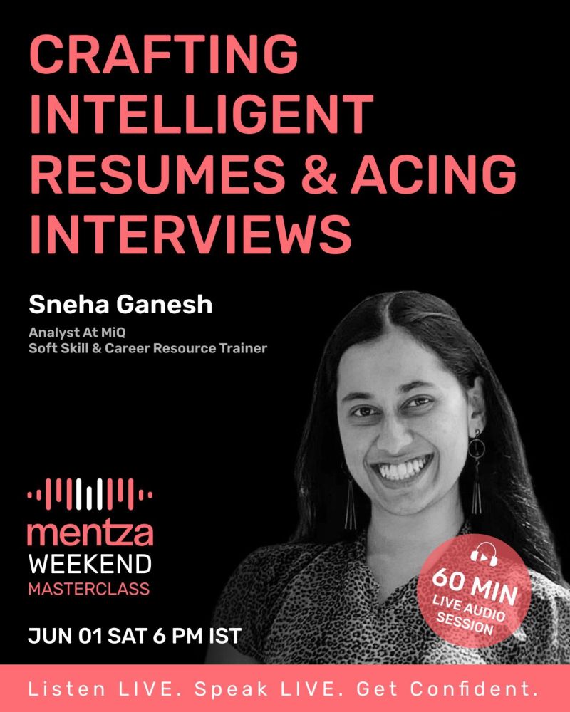 Neeraja Ganesh on LinkedIn: #interviews #resume #expert #career #growth ... Neeraja Ganesh on LinkedIn: #interviews #resume #expert #career #growth ...