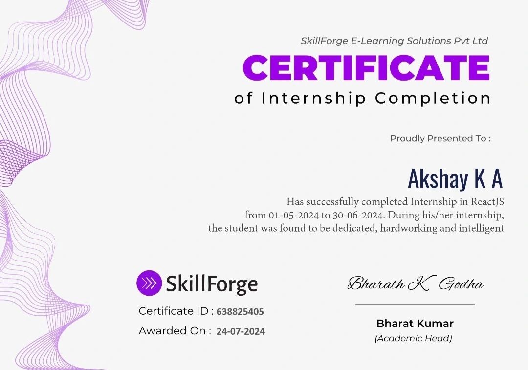 AKSHAY K A on LinkedIn: #reactjs #webdevelopment #frontenddevelopment # ... AKSHAY K A on LinkedIn: #reactjs #webdevelopment #frontenddevelopment # ...