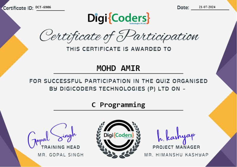 Mohd Amir on LinkedIn: #cprogramming #coding #learningjourney # ... Mohd Amir on LinkedIn: #cprogramming #coding #learningjourney # ...