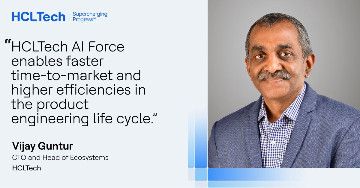领英上的Chris Tsui: HCLTech integrates its GenAI platform HCLTech AI Force ... 领英上的Chris Tsui: HCLTech integrates its GenAI platform HCLTech AI Force ...