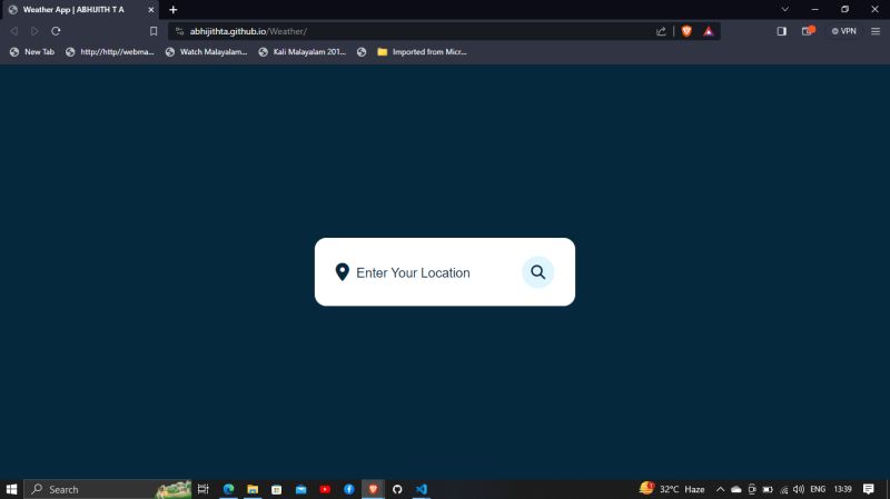 Abhijith ajith on LinkedIn: #restapi #html #css #javascript #weatherapp ... Abhijith ajith on LinkedIn: #restapi #html #css #javascript #weatherapp ...